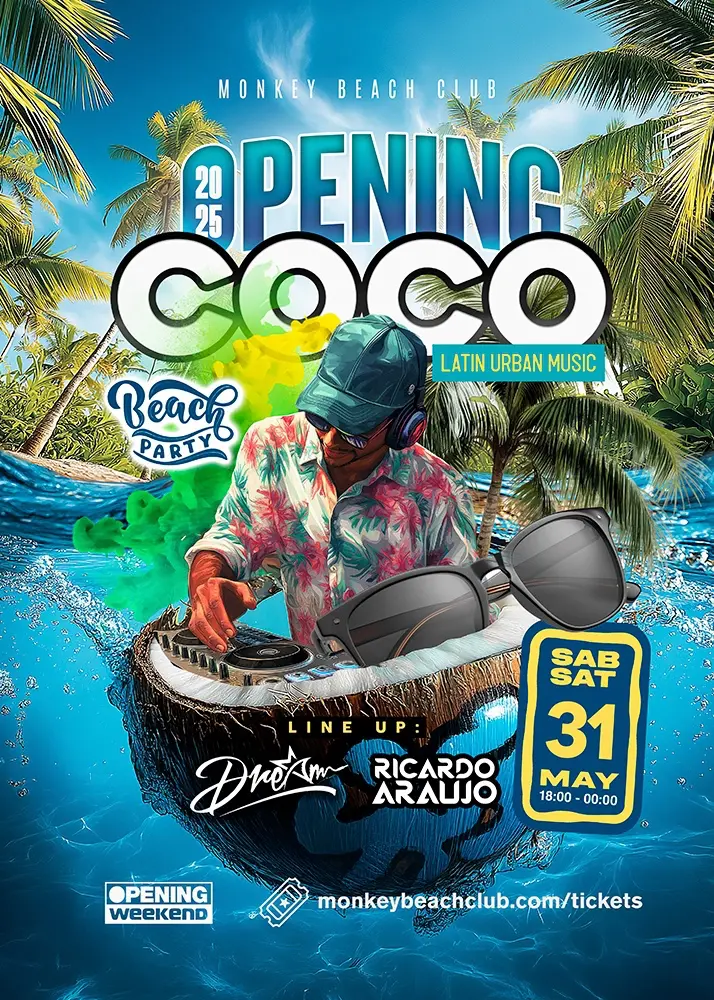 Coco Opening - Monkey Beach Club